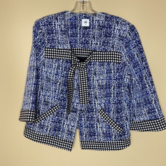 CAbi | Jackets & Coats | New Cabi Mixed Print Blazer Jacket | Poshmark